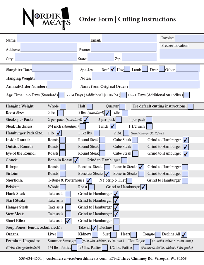Butcher Guide – Nordik Meats